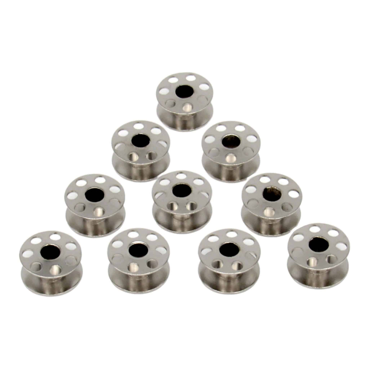 (10) Metal One Piece Bobbins With Holes - Part # 40264NS – Central ...
