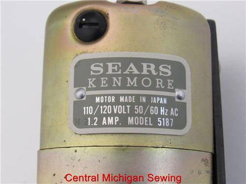 Vintage Original Kenmore Motor 1.2 AMP - Model 5187 – Central Michigan ...