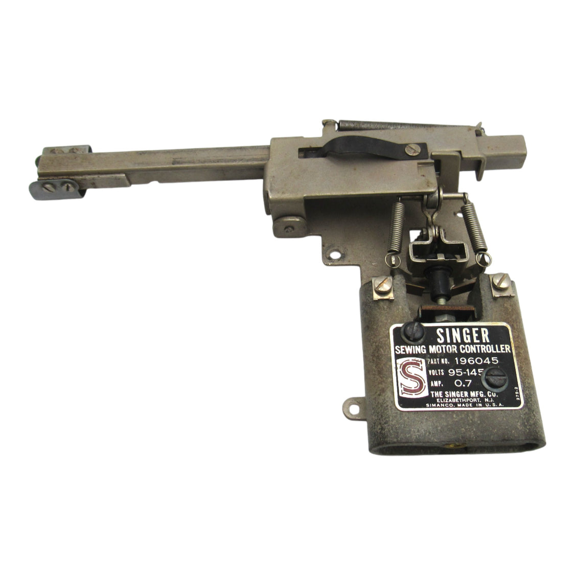 Original Singer Sewing Machine Foot Control for Cabinets Models ...