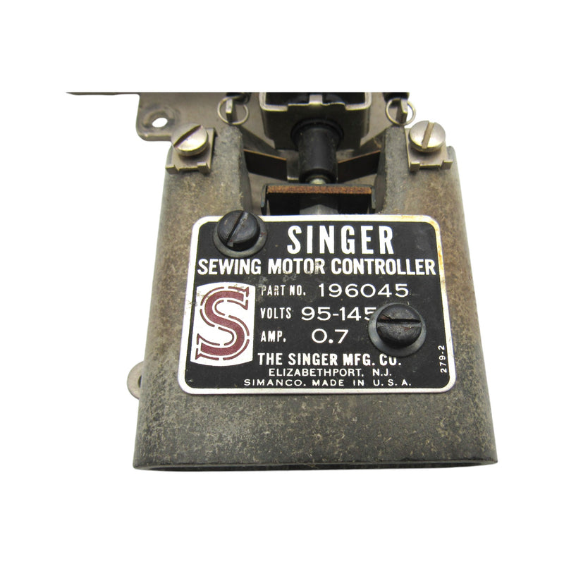 Original Singer Sewing Machine Foot Control for Cabinets Models ...