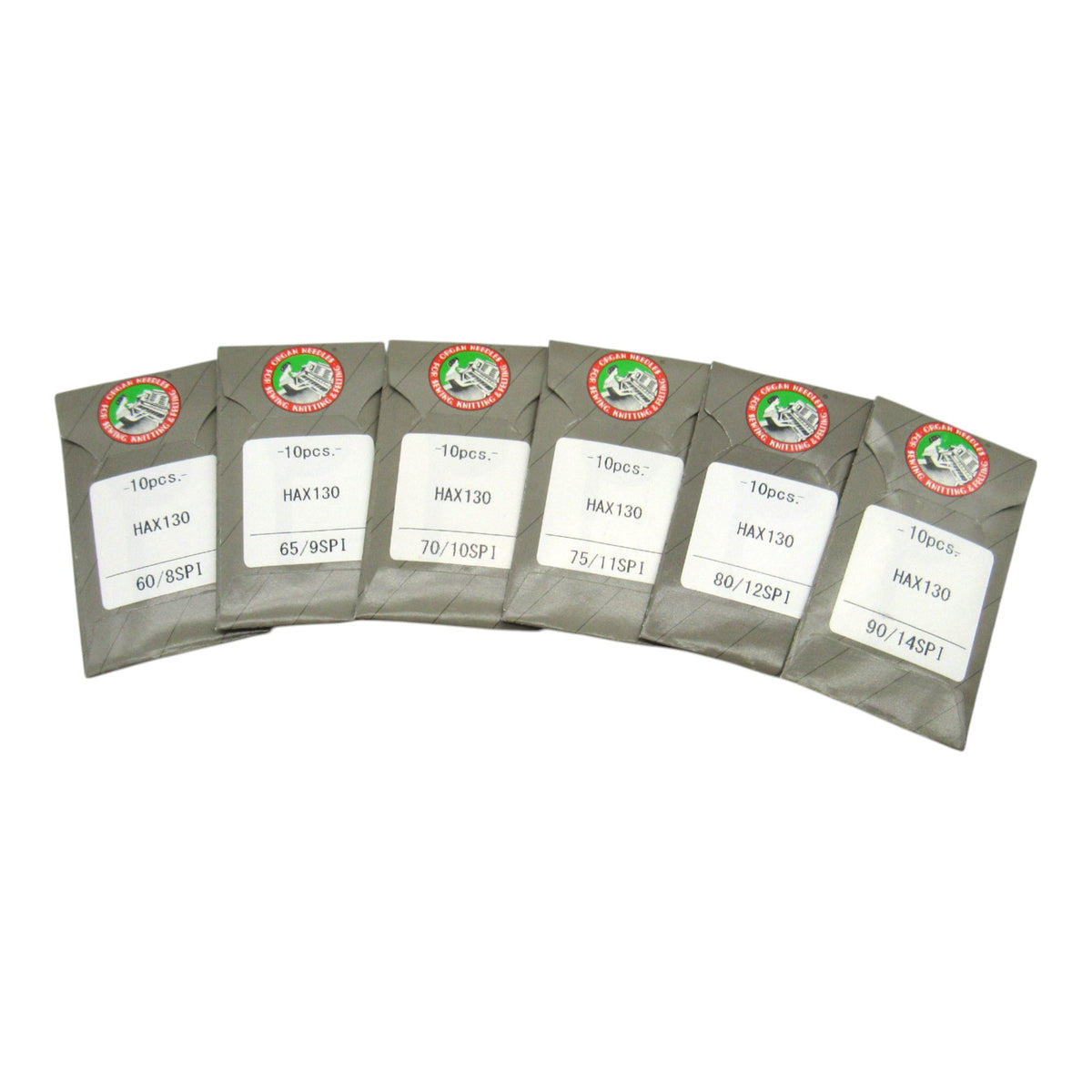 Organ HAx130 Microtex Sharp Point Needles - Sizes 8-14 Available (5 ...