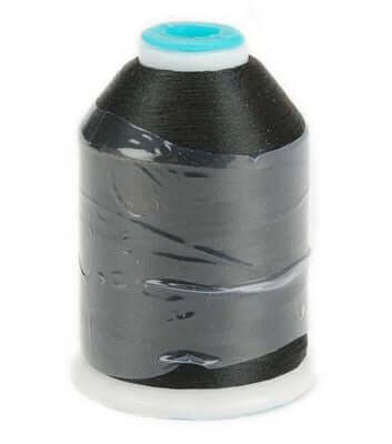 Coats & Clark Bobbin Thread | 60wt Polyester 1800yd Spool | Black or White