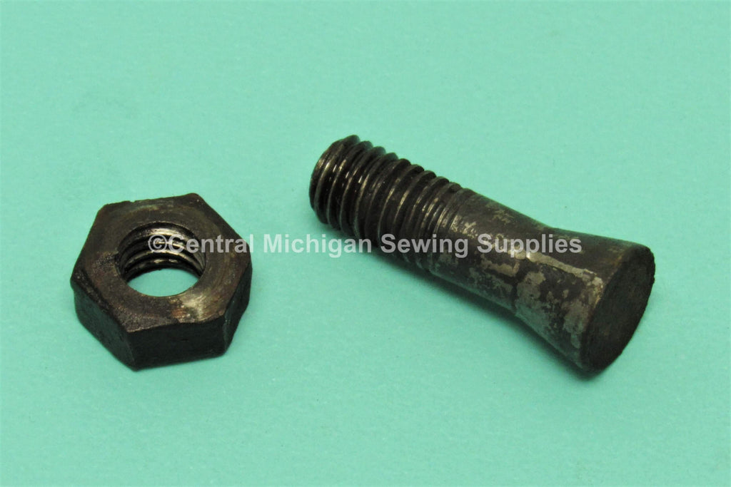 Singer Sewing Machine Home Treadle Cabinet Cast Iron Base Bolt Early ...