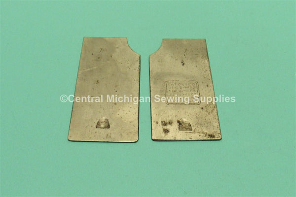 Vintage Original Singer Bobbin Cover Front & Back Fits Models 27 ...