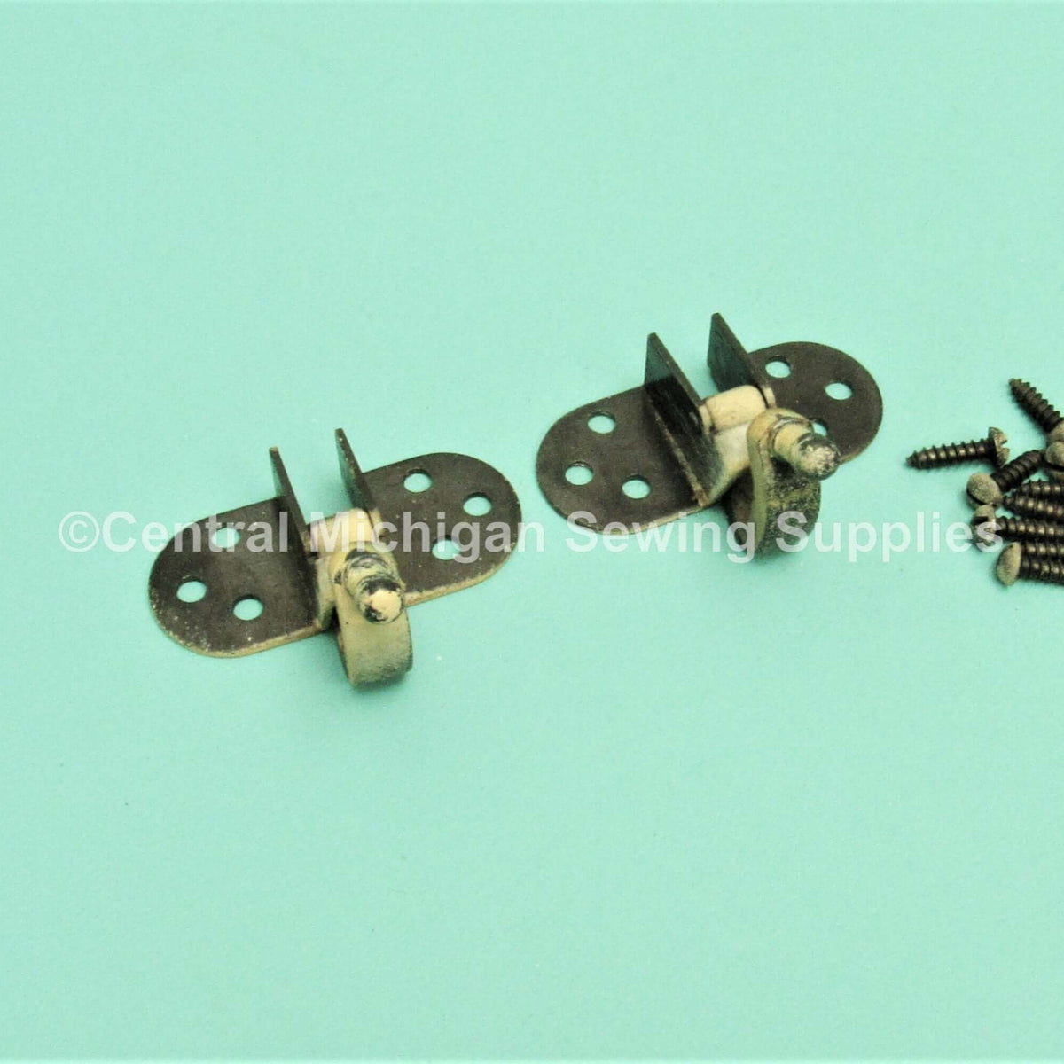 Vintage Original Necchi Sewing Machine Cabinet Hinges | Central ...
