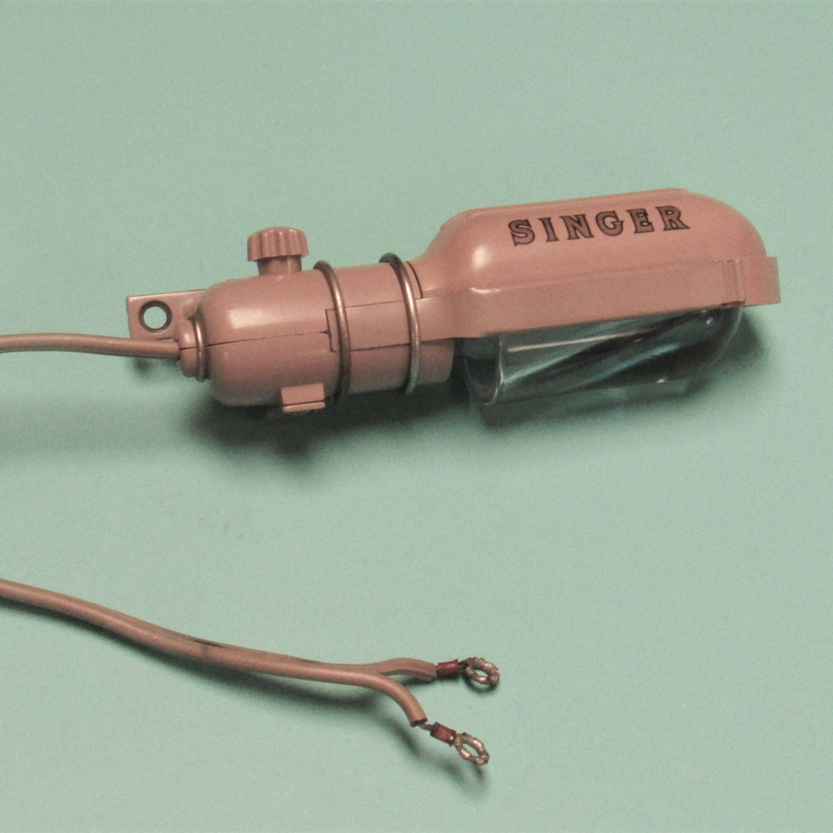 Vintage Original Singer Light Fixture Complete Fits Model 306 (Tan ...