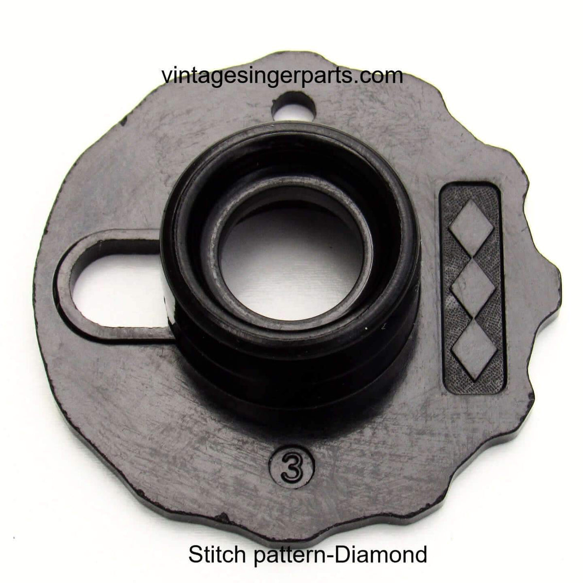 Genuine Singer Top Hat Cam #3 Diamond Part #172189 - Touch-N-Sew Models